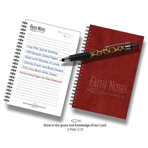 Faith Notes | bibleclassworkshop.com